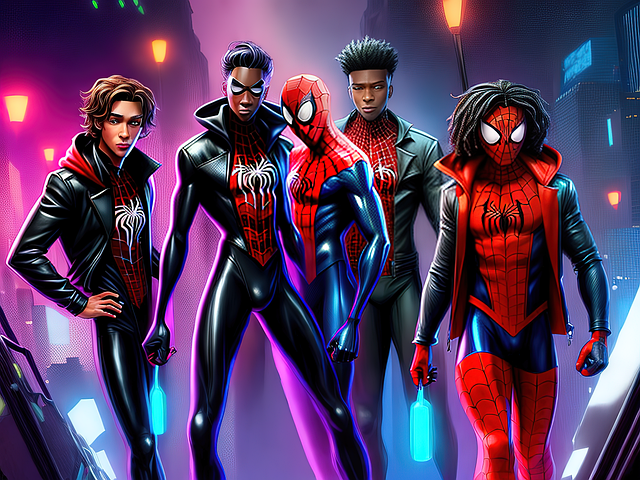Download Spiderman, Group, Team. Royalty-Free Stock Illustration Image ...
