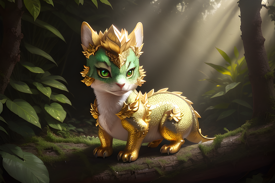 Download Digital Art, Mythical, Green Dragon. Royalty-Free Stock ...