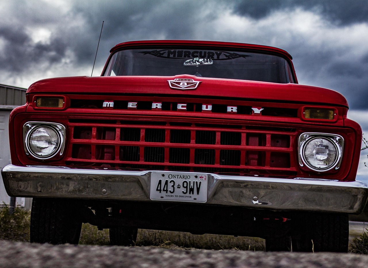 Truck Classic Red Big - Free photo on Pixabay