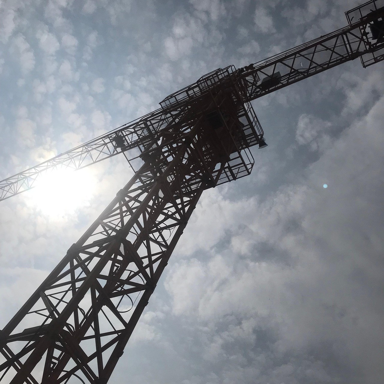 Tower Crane Backlight Tall And - Free photo on Pixabay - Pixabay