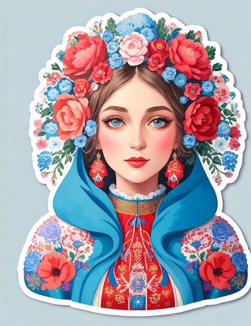Download Young Woman Sticker Woman Royalty-Free Stock Illustration ...