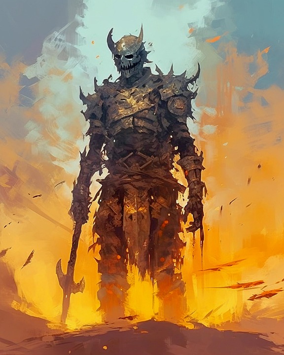 Download Fantasy, Warrior, Evil. Royalty-Free Stock Illustration Image ...