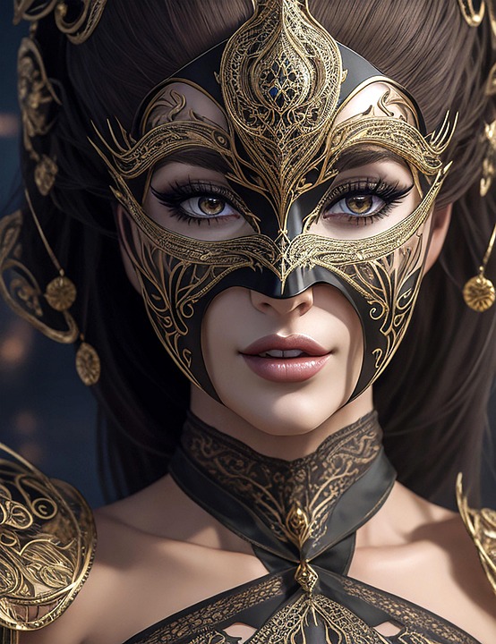 Download Woman Girl Mask Royalty-Free Stock Illustration Image - Pixabay