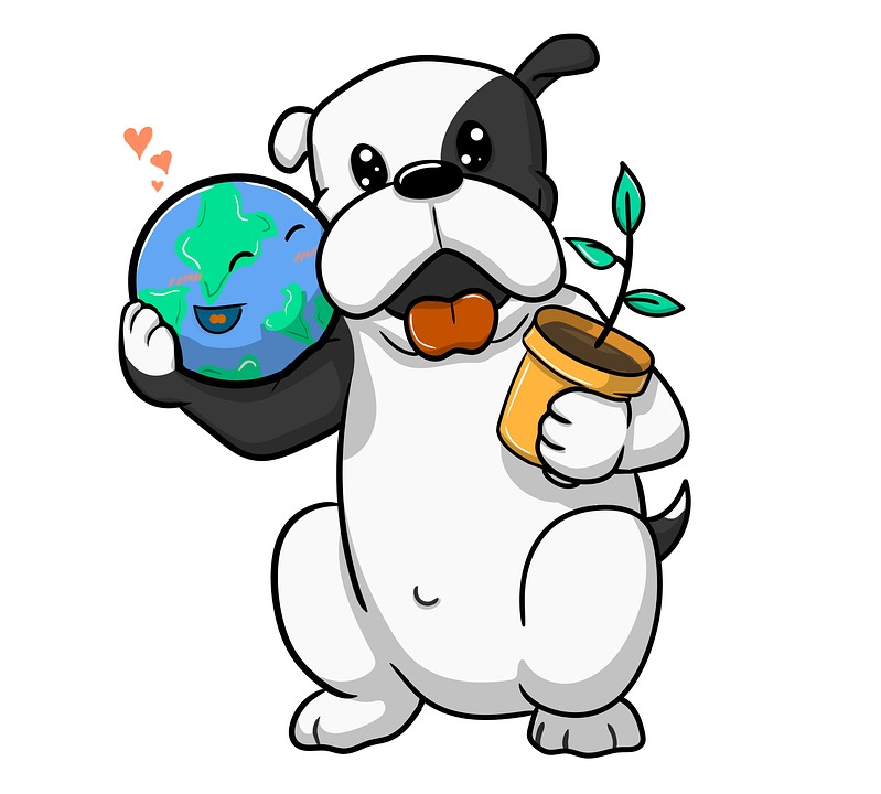 Dog Earth Cartoon - Free photo on Pixabay