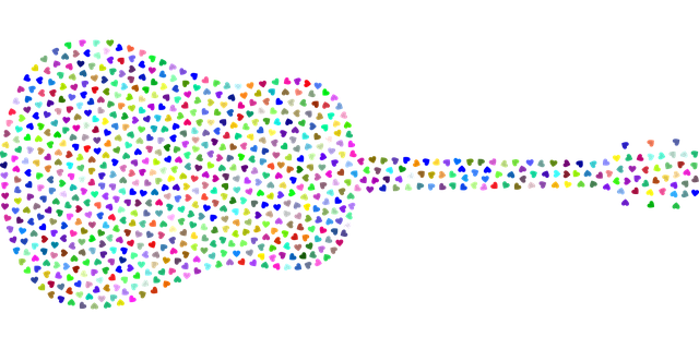 Download Hearts, Guitar, Musical Instrument. Royalty-Free Vector ...
