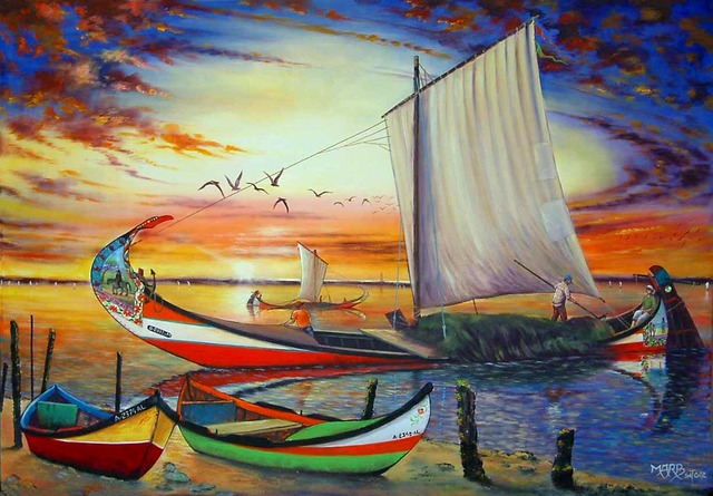 Por Do Sol Na Ria De Aveiro Barco - Foto gratuita no Pixabay - Pixabay
