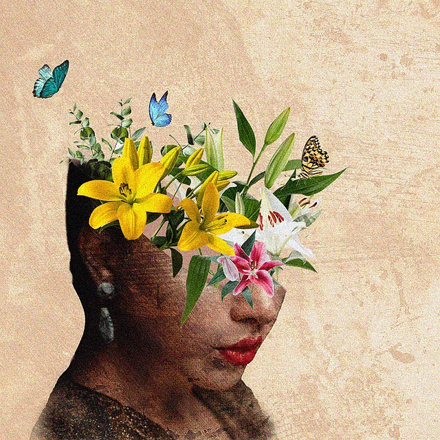 Download Woman, Flowers, Face. Royalty-Free Stock Illustration Image ...