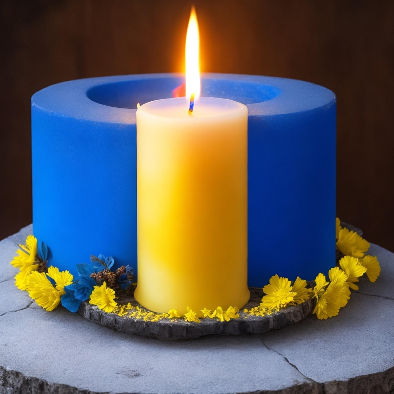 Download Ukraine Candle Symbolism Royalty-Free Stock Illustration Image ...