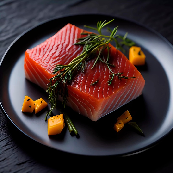 Download Ai Generated, Food, Salmon. Royalty-Free Stock Illustration ...