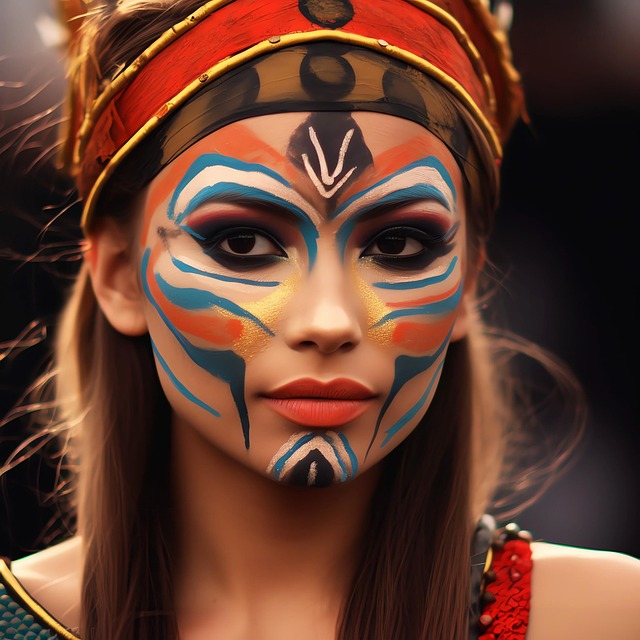 Indian Face Paint Ideas For Women
