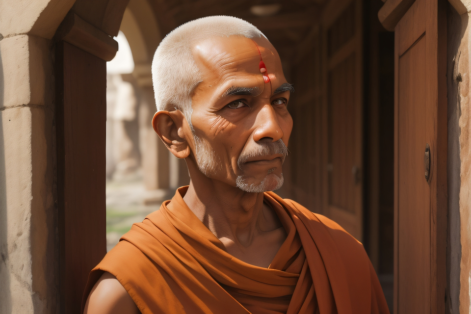 Download Ai Generated Man Monk Royalty-Free Stock Illustration Image ...