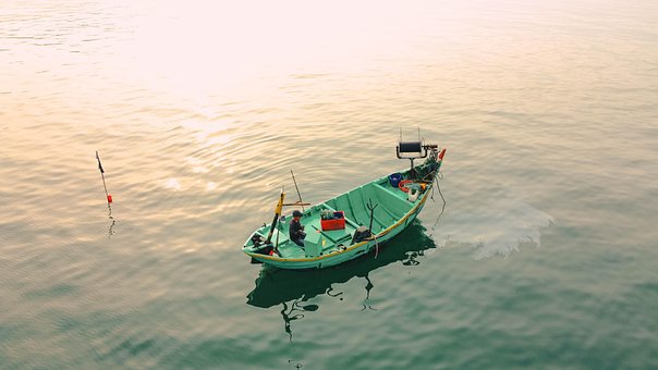 Fishing Boat, Sea, Offshore. Free Stock Video - Pixabay