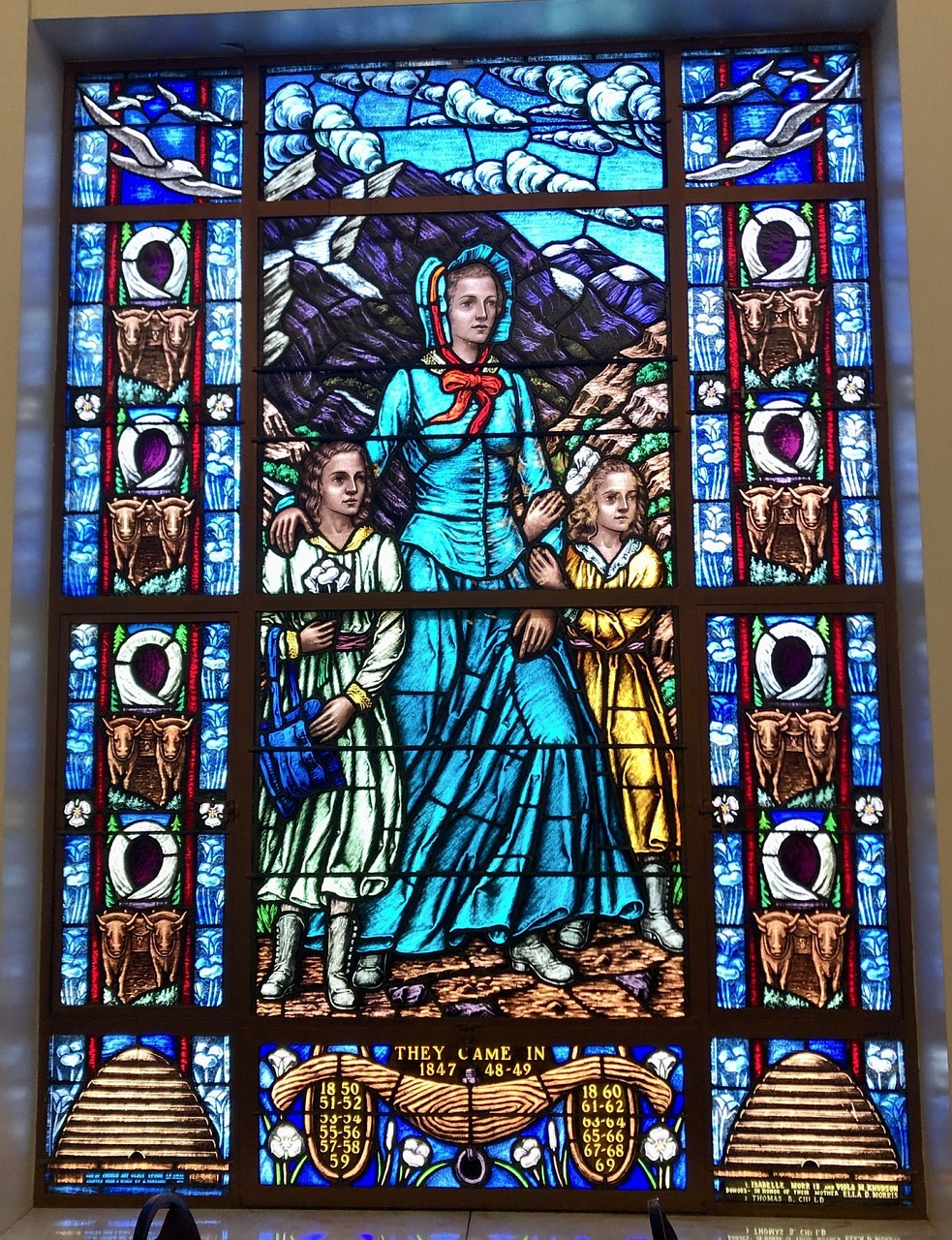 Pioneer Pioneers Stained Glass Free Photo On Pixabay Pixabay