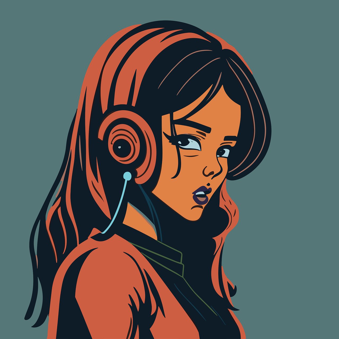 Download Girl, Phone, Conversation. Royalty-Free Vector Graphic - Pixabay
