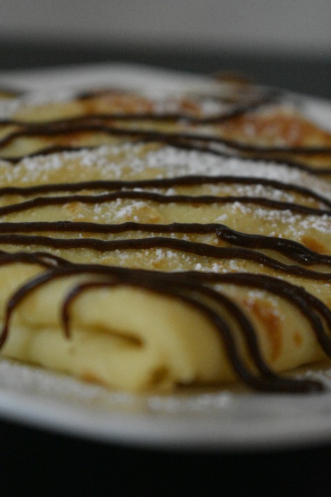 Crepes De Chocolate Prato Branco - Foto gratuita no Pixabay - Pixabay
