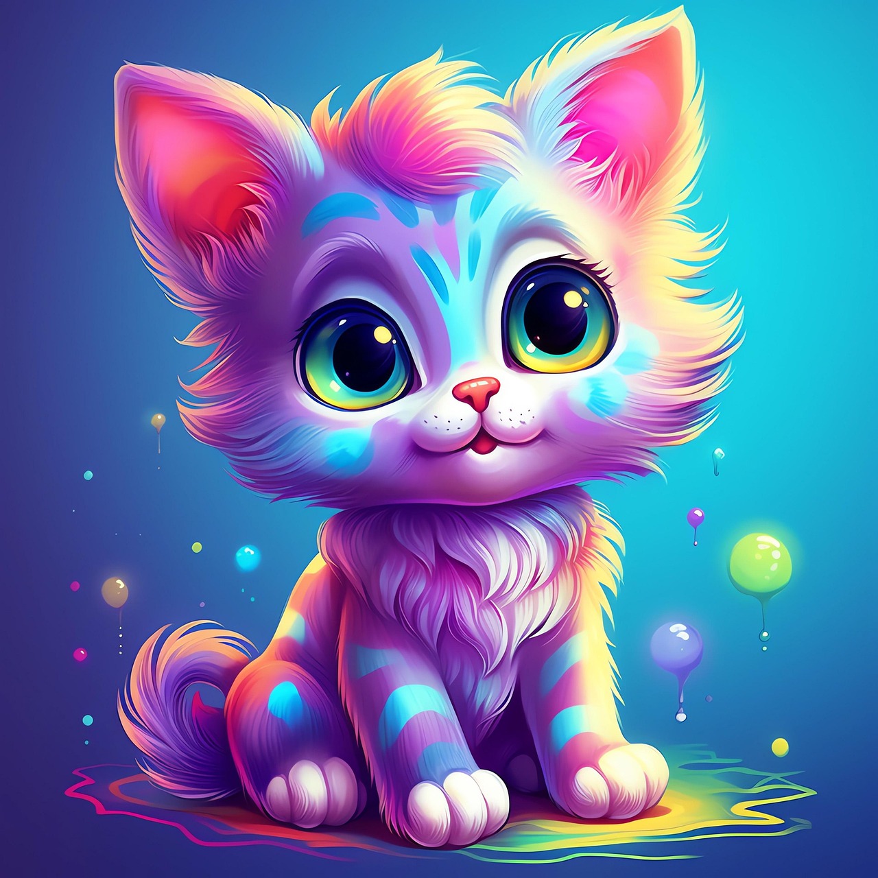 Download Ai Generated Cat Mythical Royalty-Free Stock Illustration ...