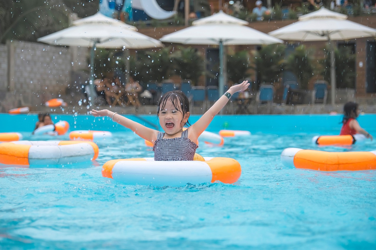 Girl Floatie Pool - Free photo on Pixabay