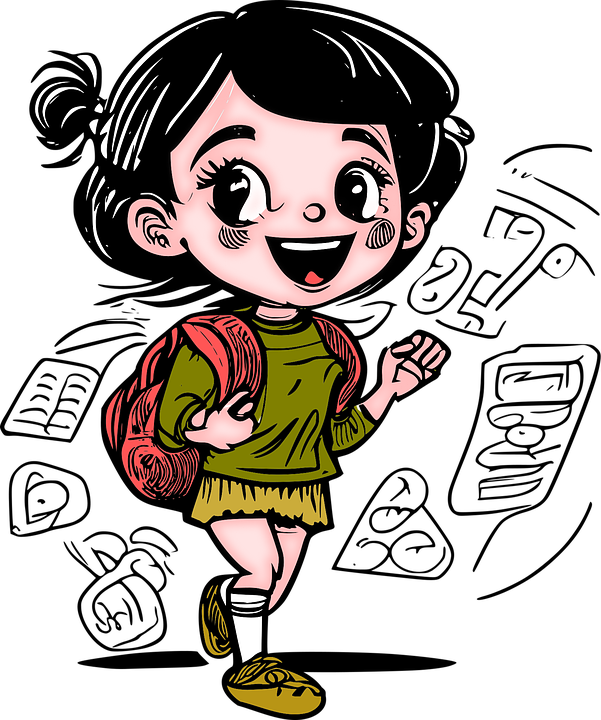 Download Girl, Schoolgirl, School. Royalty-Free Vector Graphic - Pixabay