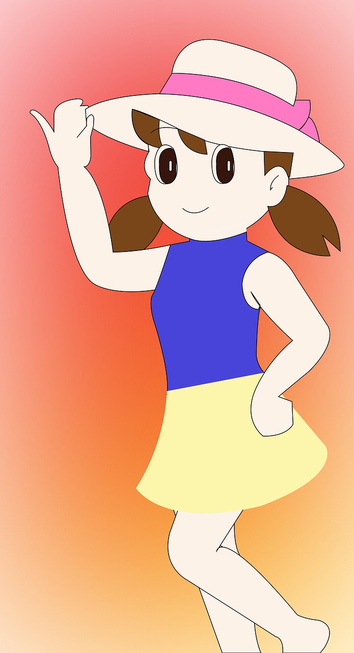 Cartoon Sizuka Gradient - Free photo on Pixabay