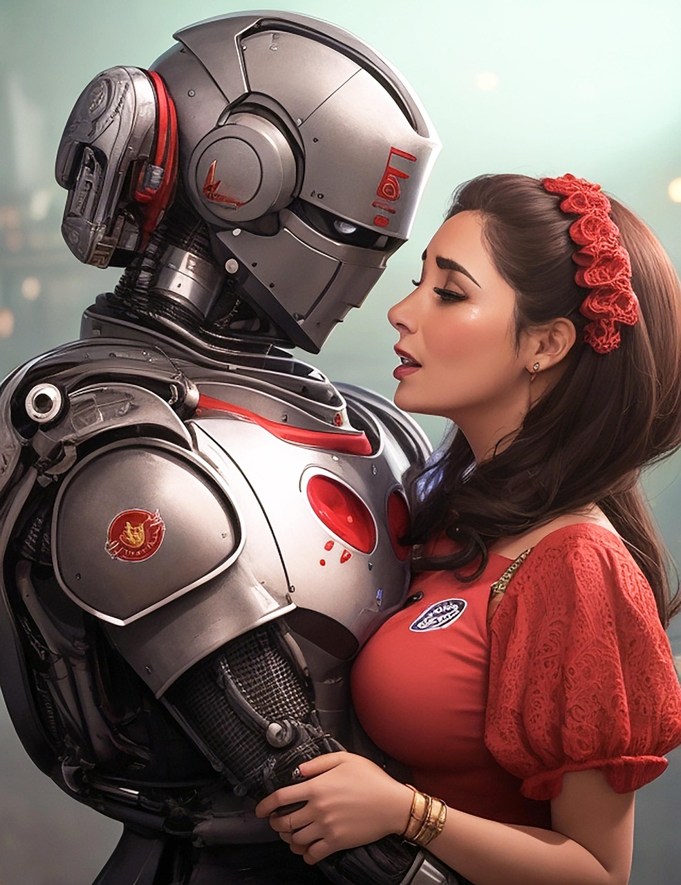 Download Girl Robot Science Fiction Royalty Free Stock Illustration