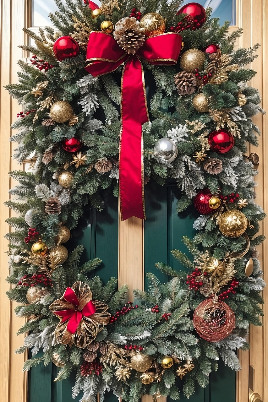 Karangan Bunga Natal Buatan - Gambar gratis di Pixabay - Pixabay