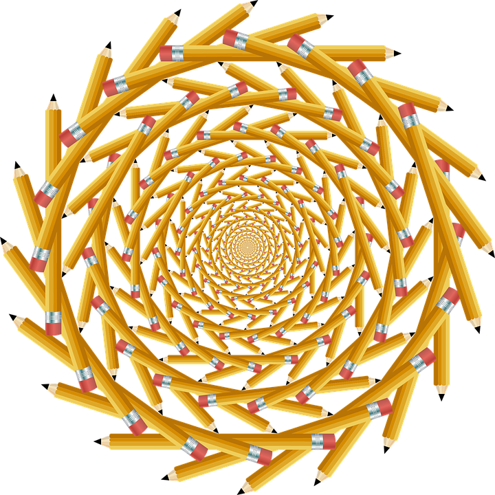 Download Pencils, Vortex, Whirlpool. Royalty-Free Vector Graphic - Pixabay