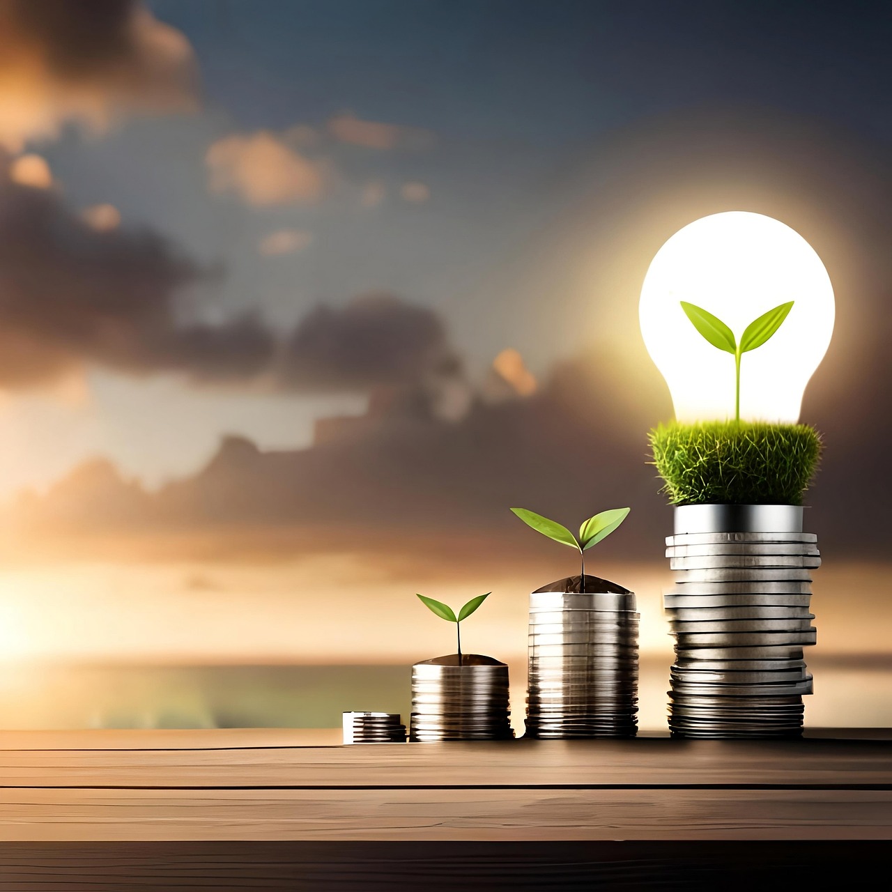 Download Ai Generated, Coins, Savings. Royalty-Free Stock Illustration ...