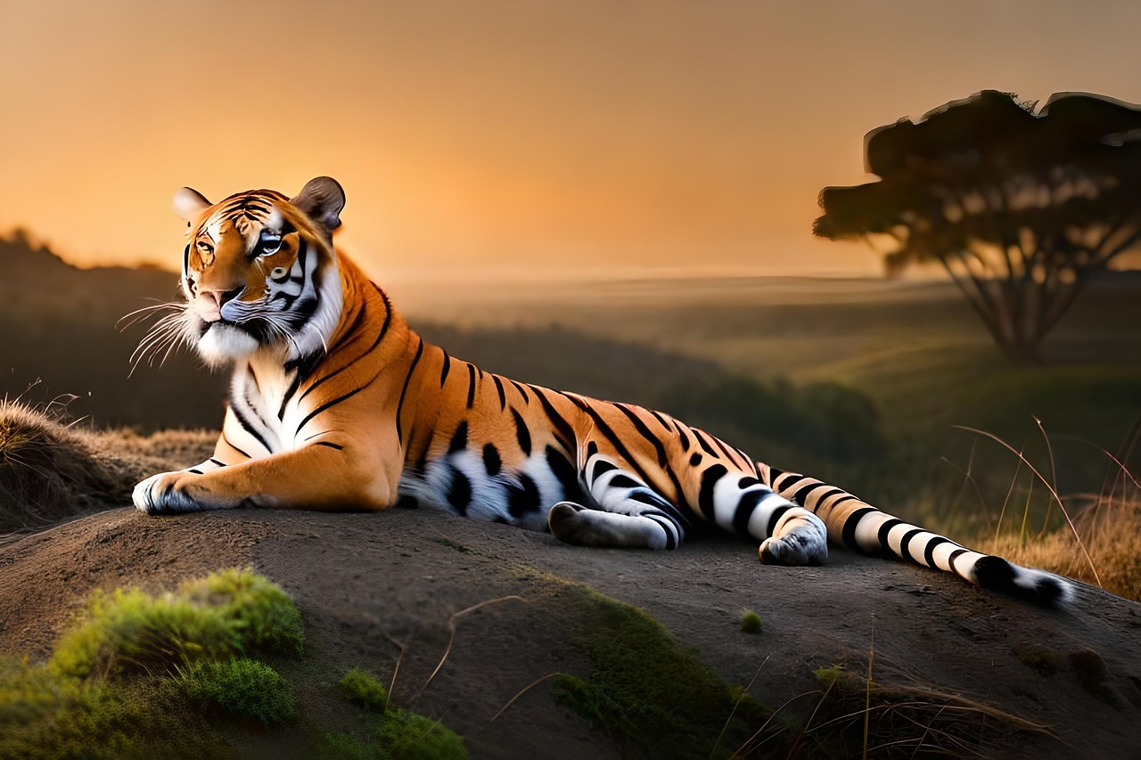 Download Ai Generated, Tiger, Mammal. Royalty-Free Stock Illustration ...