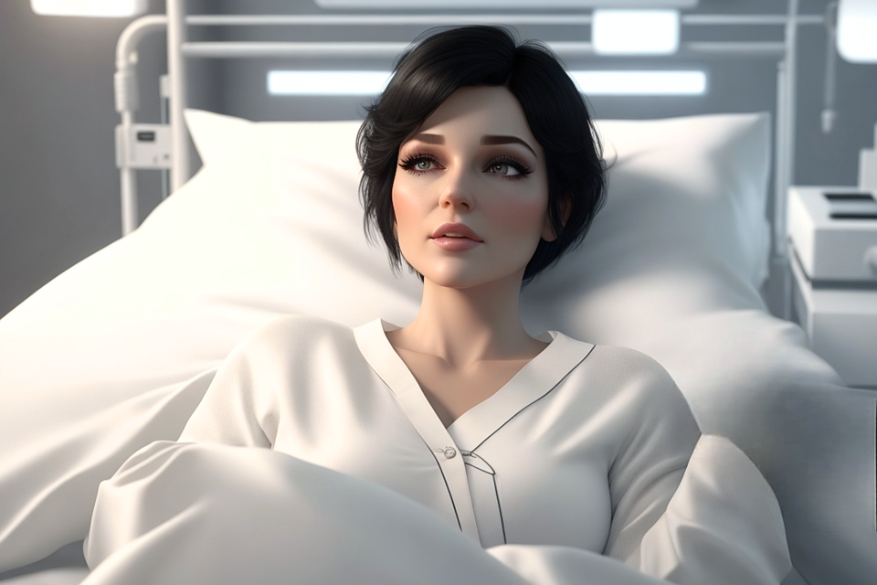 Download Ai Generated, Woman, Patient. Royalty-Free Stock Illustration ...