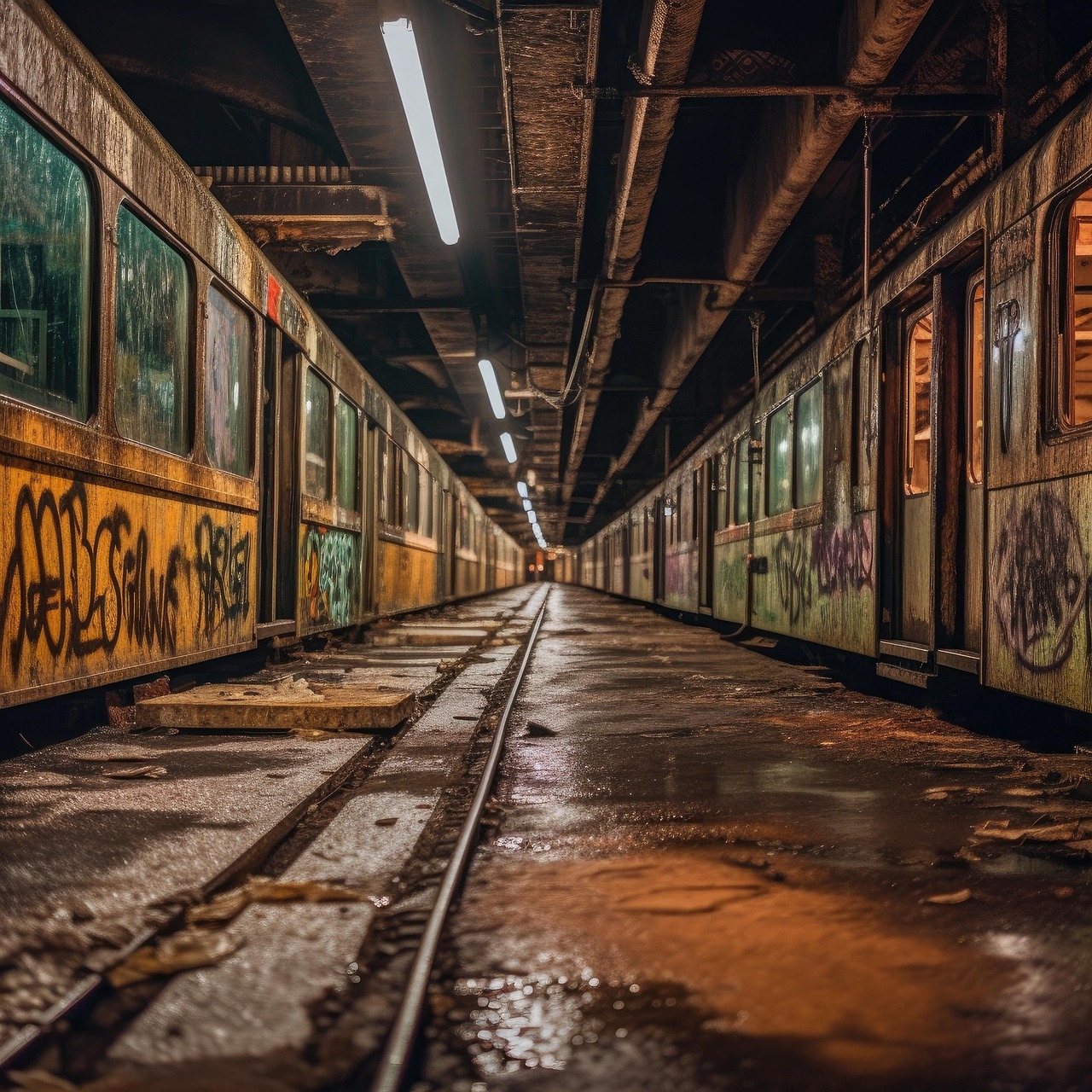 Download Ai Generated Subway Underground Royalty Free Stock Illustration Image Pixabay