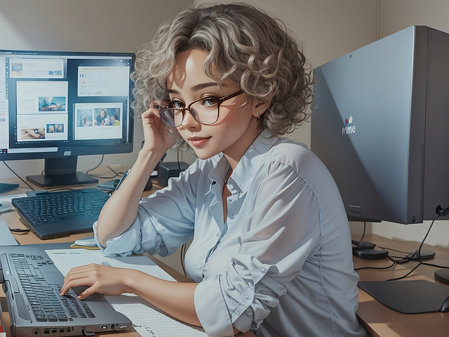 Download Woman, Ai Generated, Work From Home. Royalty-Free Stock ...