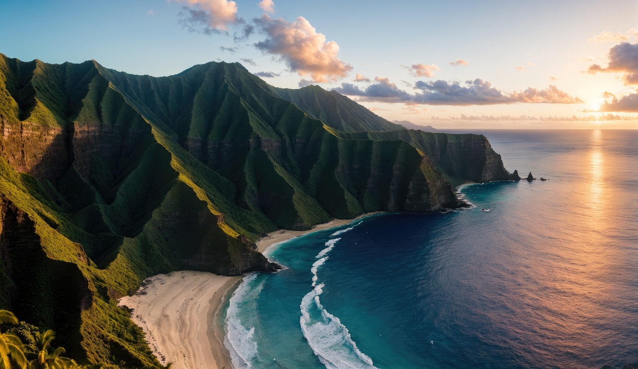Download Ai Generated, Hawaii, Beach. Royalty-Free Stock Illustration ...