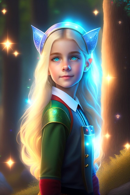 Download Ai Generated, Elf, Girl. Royalty-Free Stock Illustration Image ...