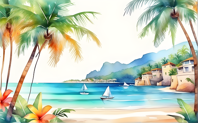 Download Boracay, Island, Philippines. Royalty-Free Stock Illustration ...