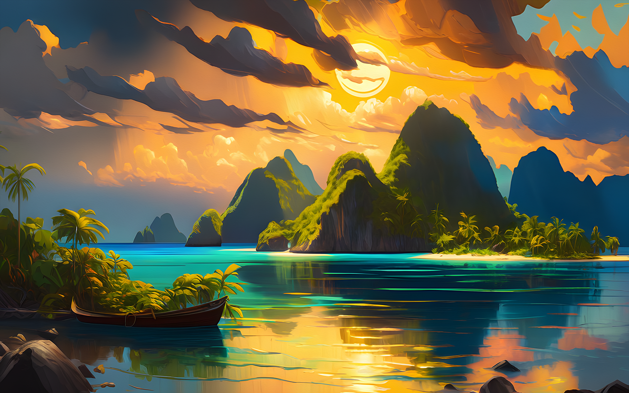 Download Boracay, Island, Philippines. Royalty-Free Stock Illustration ...