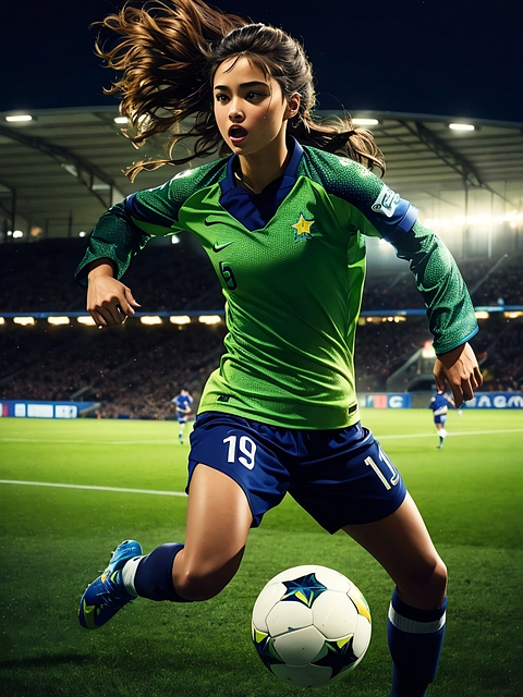 Download Football, Woman, Soccer Player. Royalty-Free Stock ...