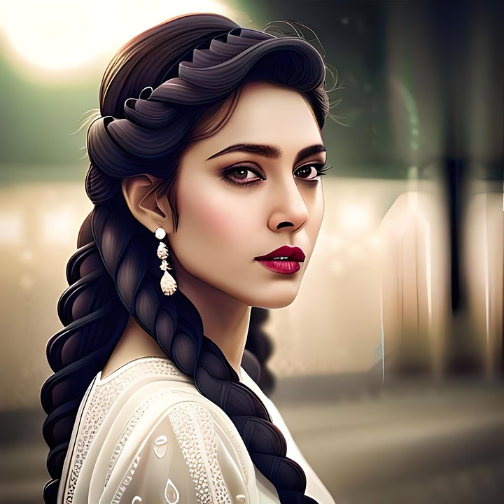 Download Smart Bangali Girl, Bangali Look, Bangladeshi. Royalty-Free Stock Illustration Image ...