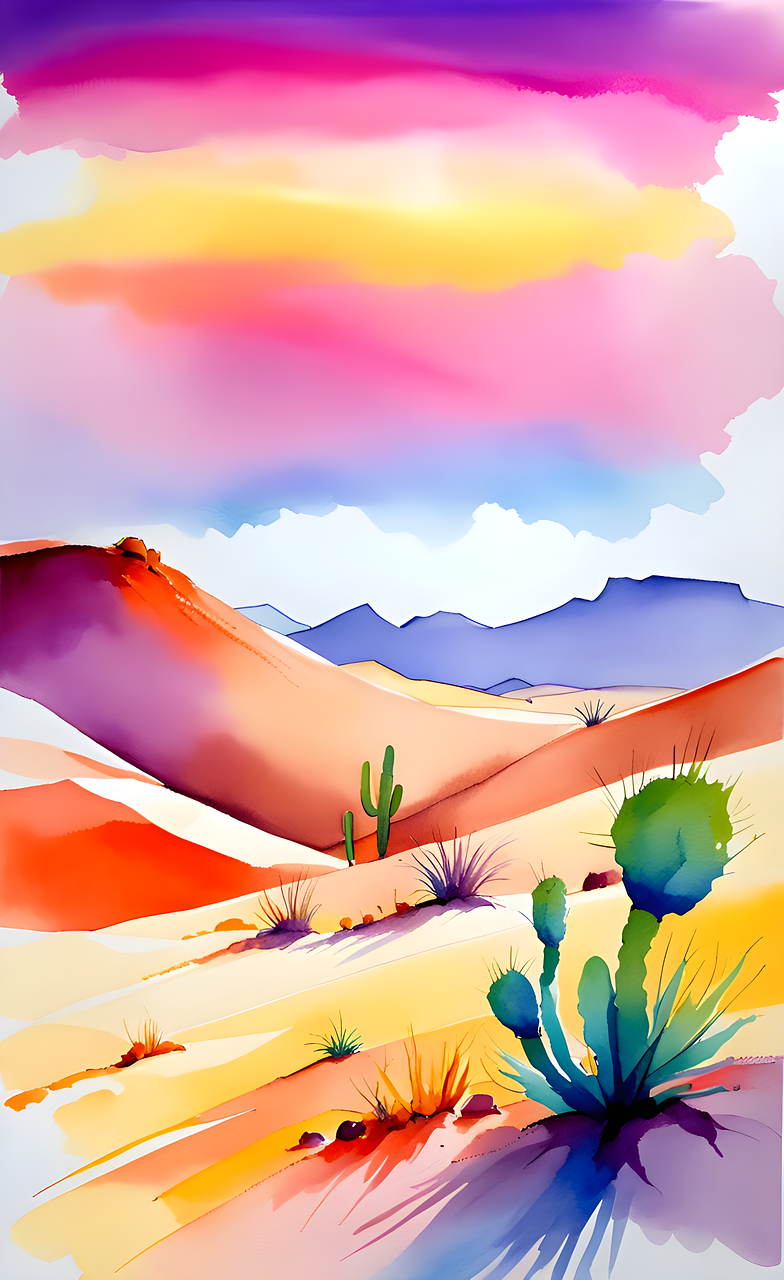 Explore 19,314+ Free Painted Desert Illustrations: Download Now - Pixabay