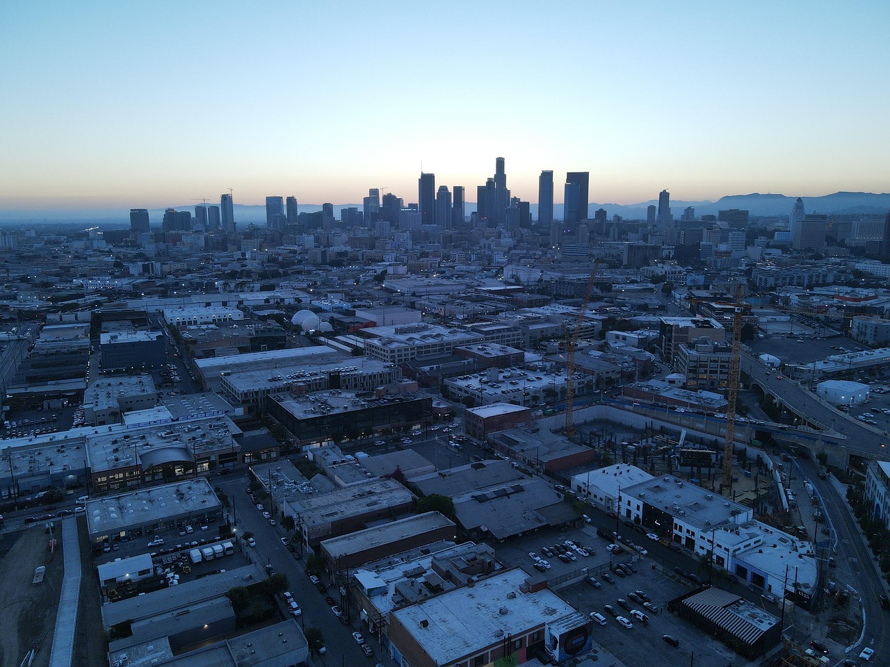 Centrum La Los Angeles Skyline - Gratis foto på Pixabay