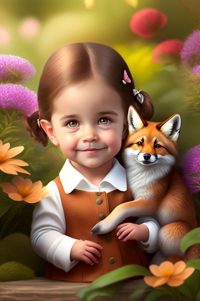 Download Ai Generated Girl Fox Royalty Free Stock Illustration Image Pixabay