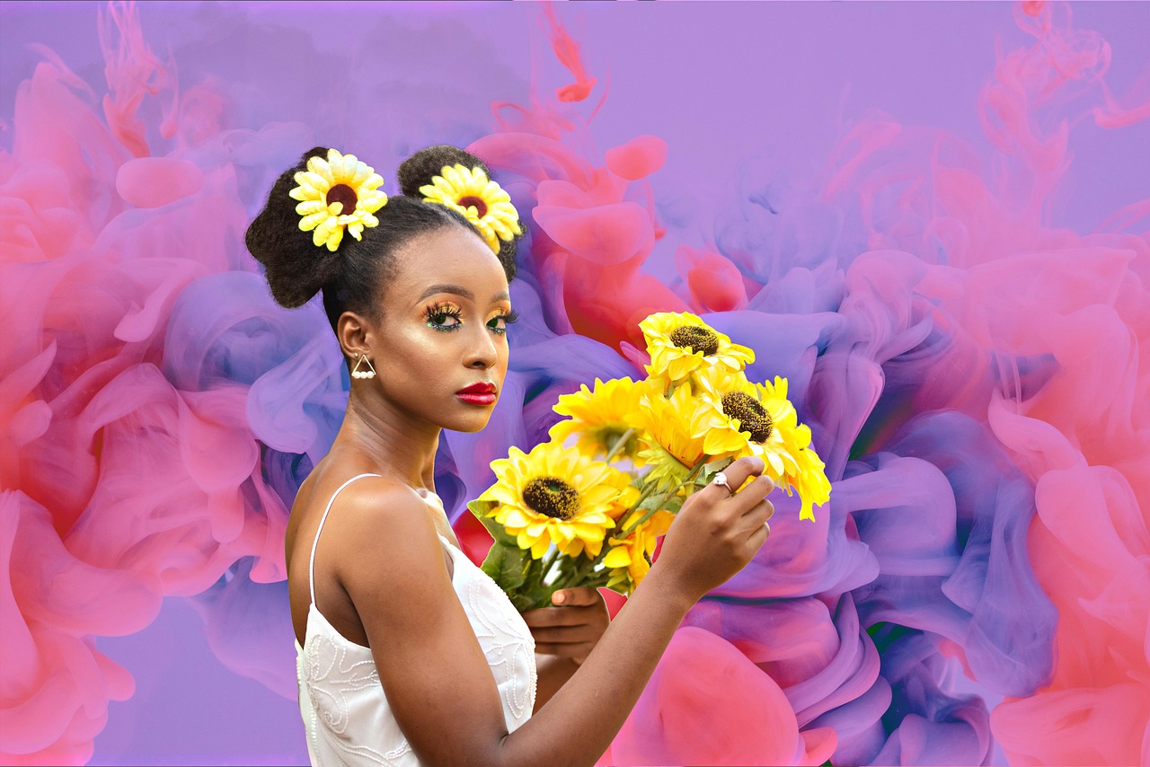 Girl With Flowers Women Bunch Of - Free photo on Pixabay - Pixabay