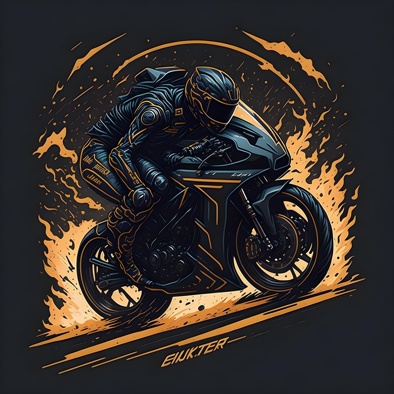 Download Bike, Motorcycle, Speed. Royalty-Free Stock Illustration Image ...
