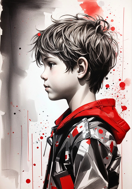 Download Little Boy Child Drawing Royalty-Free Stock Illustration Image ...