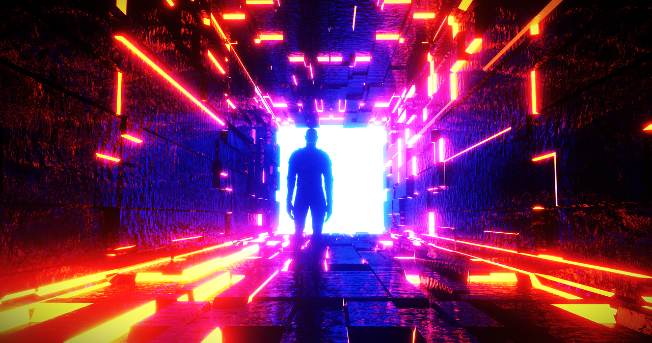 Download Neon Neon Lights Sci-Fi Royalty-Free Stock Illustration Image ...