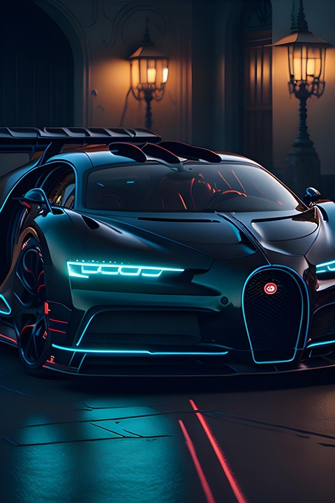 Download Ai Generated, Bugati, Bugati Chiron. Royalty-Free Stock ...