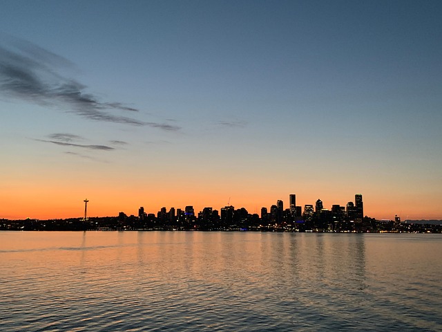 Seattle Nascer Do Sol Cidade Puget - Foto gratuita no Pixabay - Pixabay