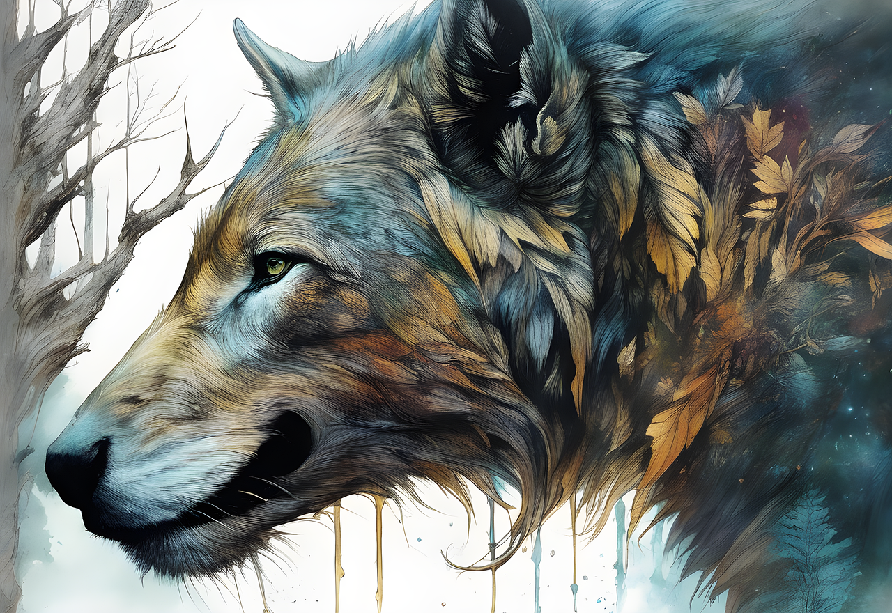 Download Ai Generated, Animal, Painting. Royalty-Free Stock ...