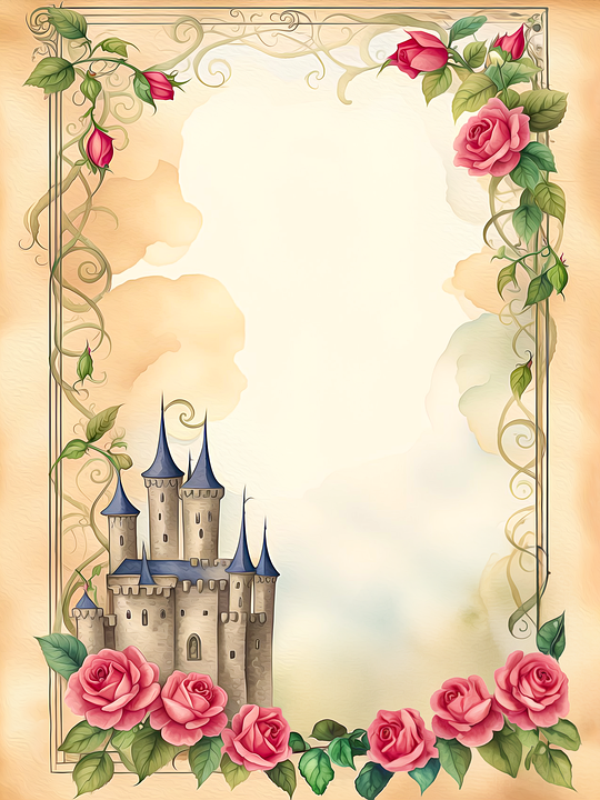 Download Ai Generated, Parchment, Castle. Royalty-Free Stock ...