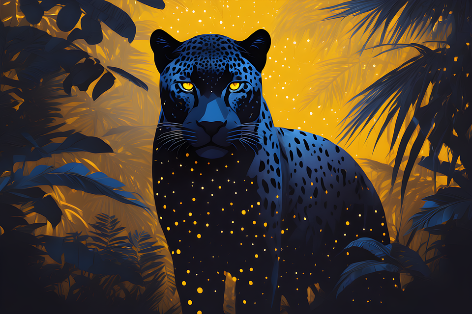 Download Ai Generated, Panther, Feline. Royalty-Free Stock Illustration ...