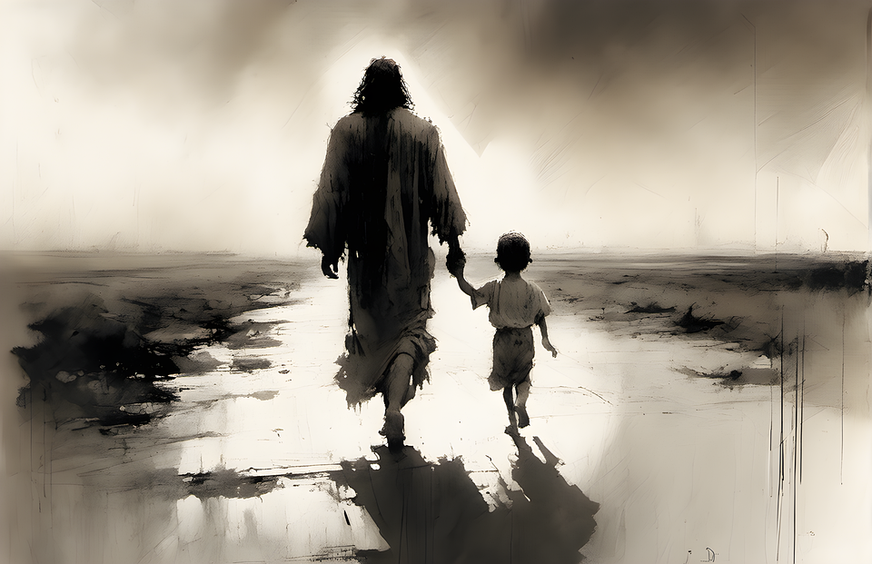 Download Ai Generated, Jesus, Child. Royalty-Free Stock Illustration ...